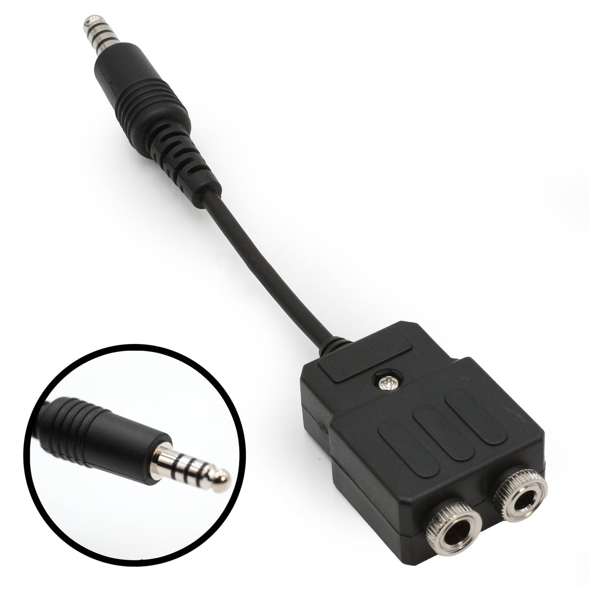 General Aviation to Helicopter Pilot Headset Adapter — Platinum High ...