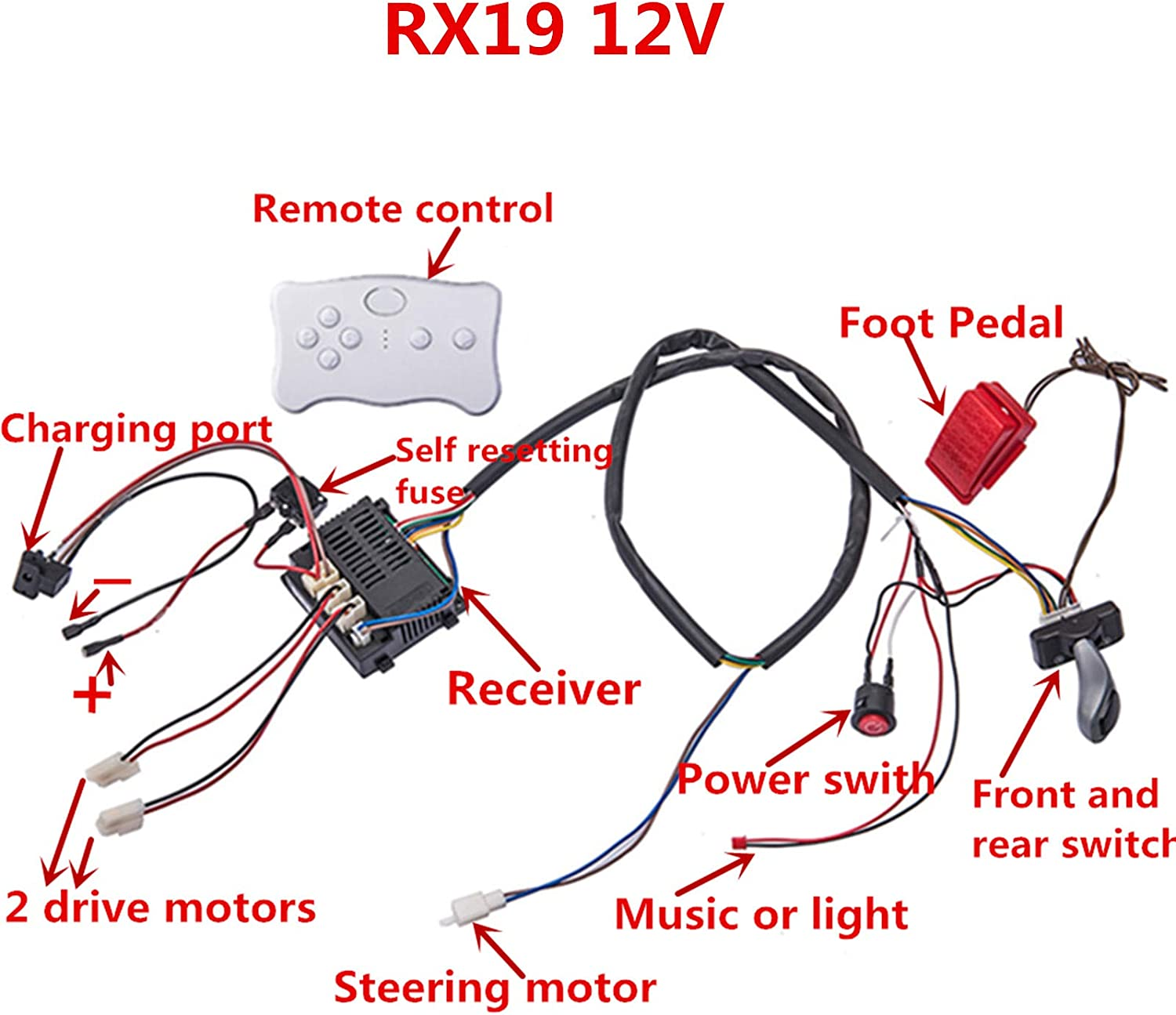 Transform Your Child's Ride with a 12V DIY Remote Control Circuit Kit ...