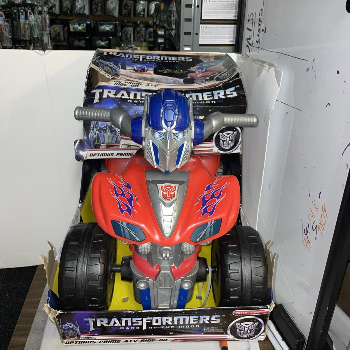 Optimus Prime Dark of the Moon ATV Ride-On Vehicle for Ages 3+ up to 4 ...
